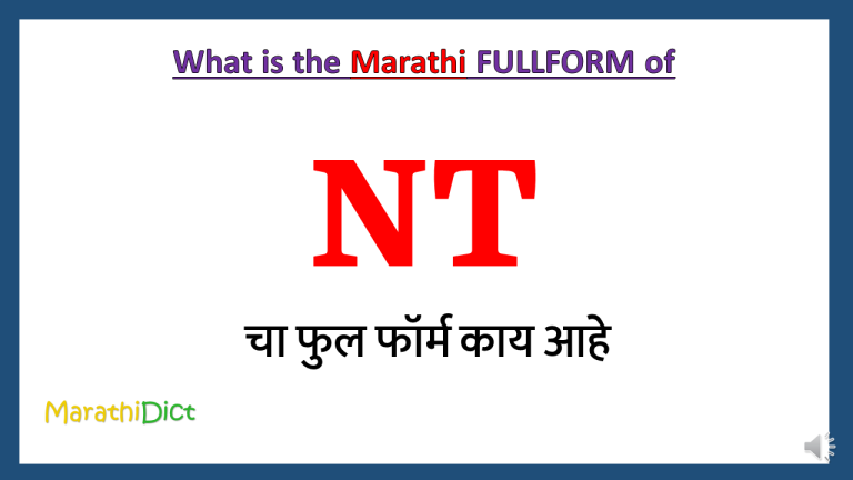 NT Full Form in Marathi - MarathiDict